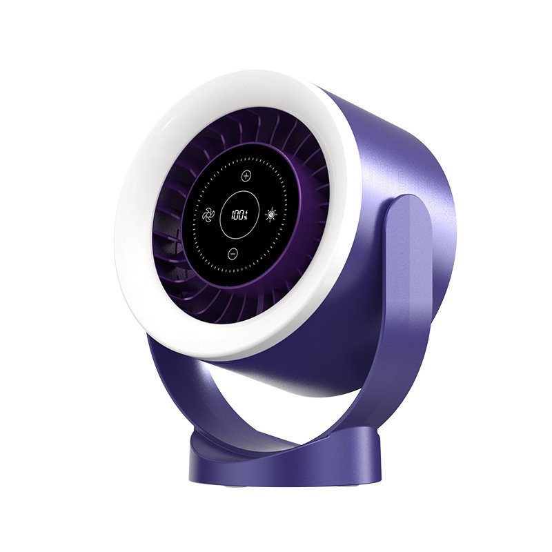 Desktop Adjustable Fan Light Rechargeable Wall Mount Table Fan Light ...